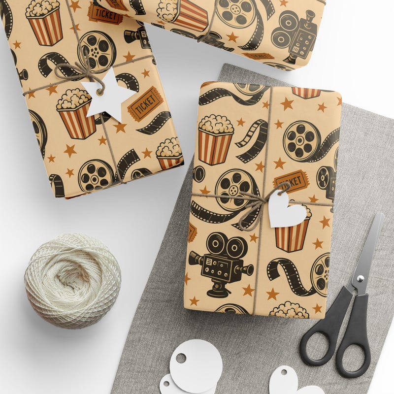 Retro Wrapping Paper - Etsy