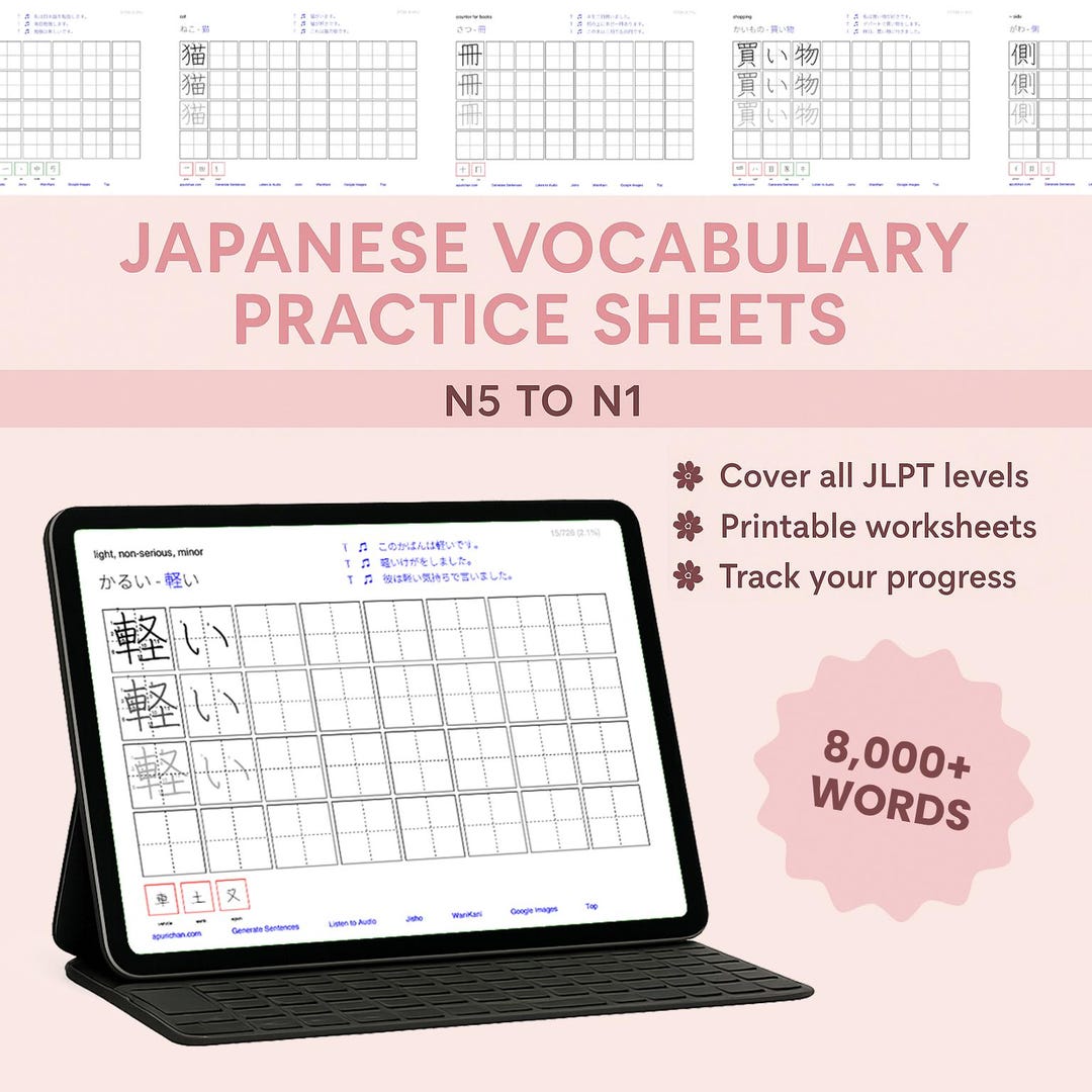 Japanese Complete JLPT Study Pack | All-in-one Unique PDF Ecosystem ...