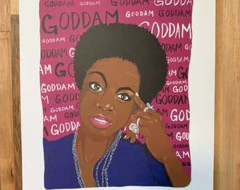 Nina Simone Poster, Special Edition Print, African American, Black Art ...