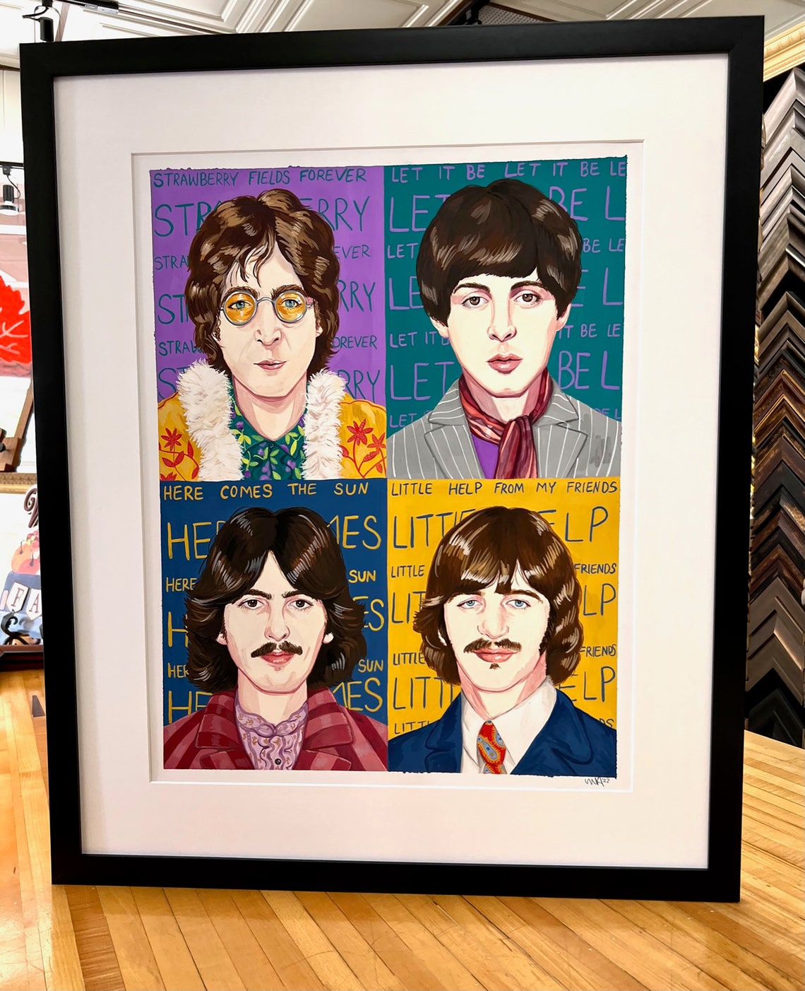 The Beatles Iconic Pop Art Print Poster - Etsy