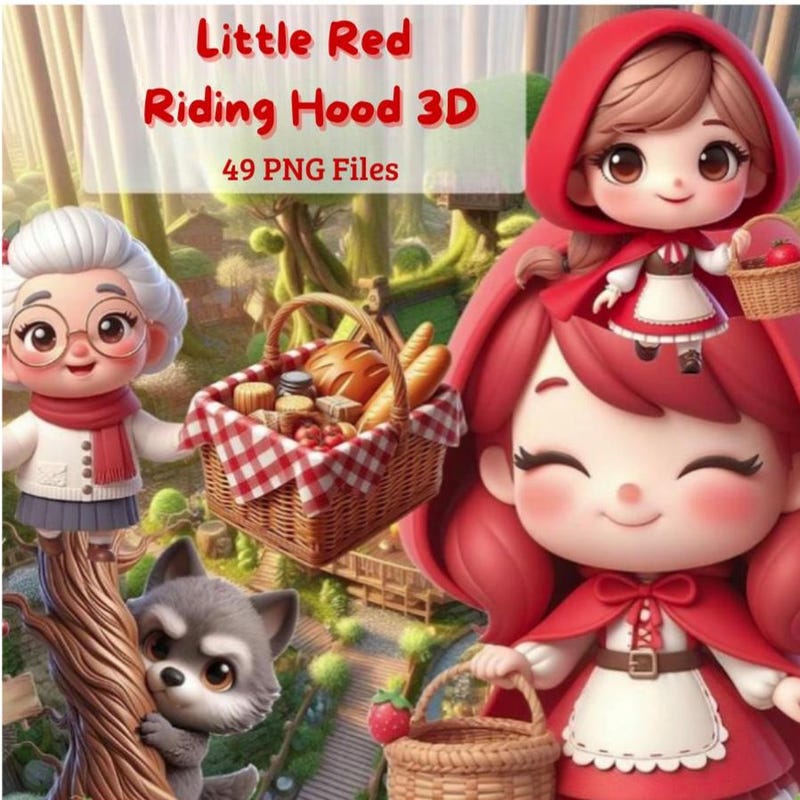 Little Red Riding Hood - Etsy