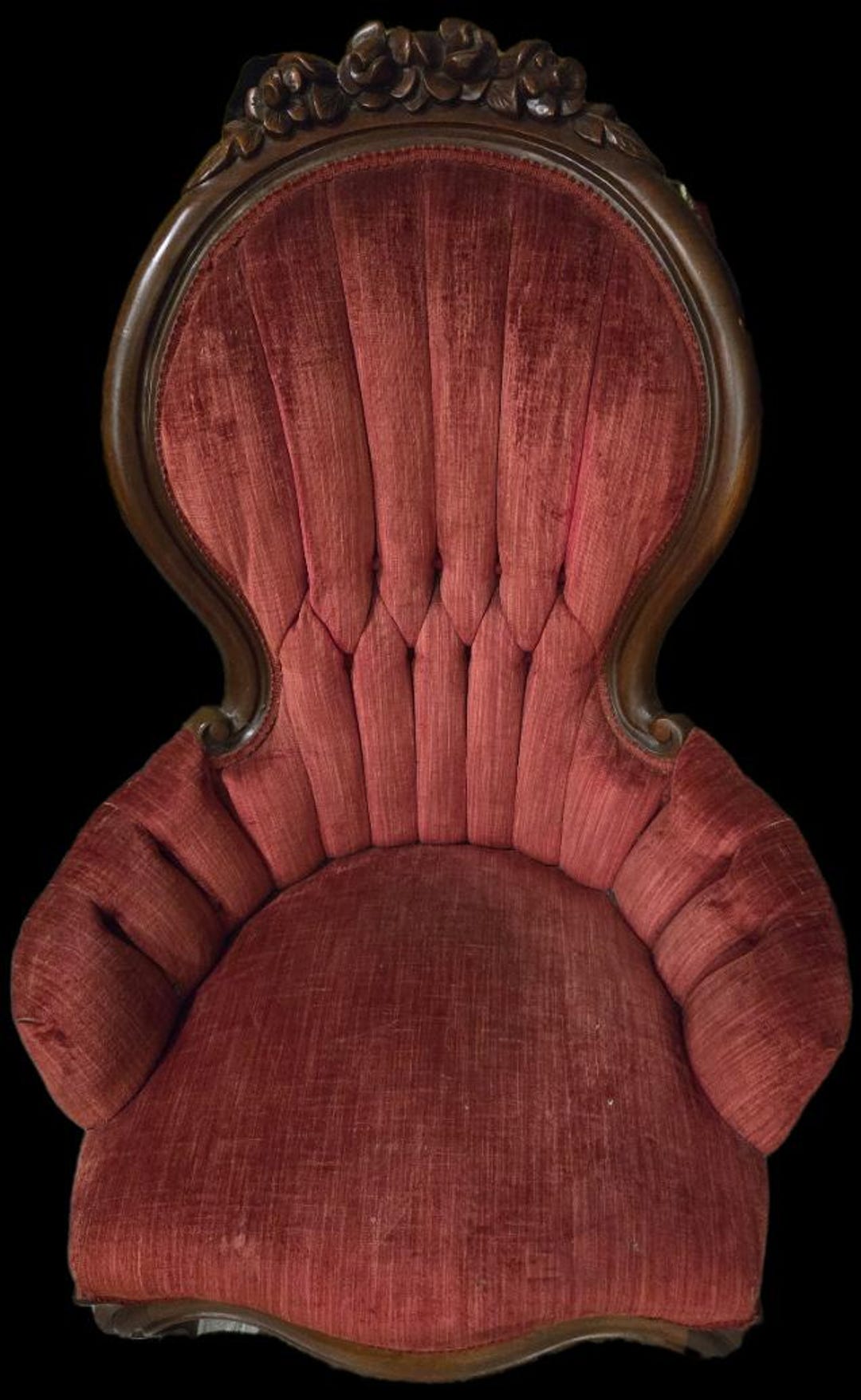 Antique Victorian Chair, Turn of the Century, Mahagony Chair, Vintage ...