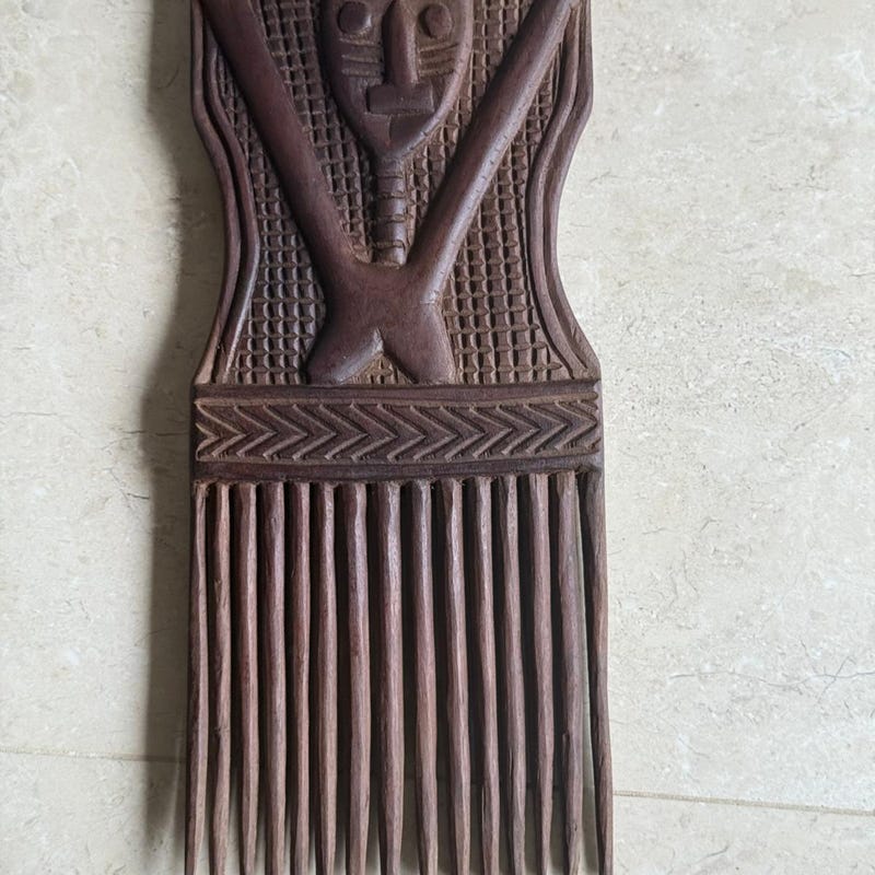 African Wooden Combs - Etsy