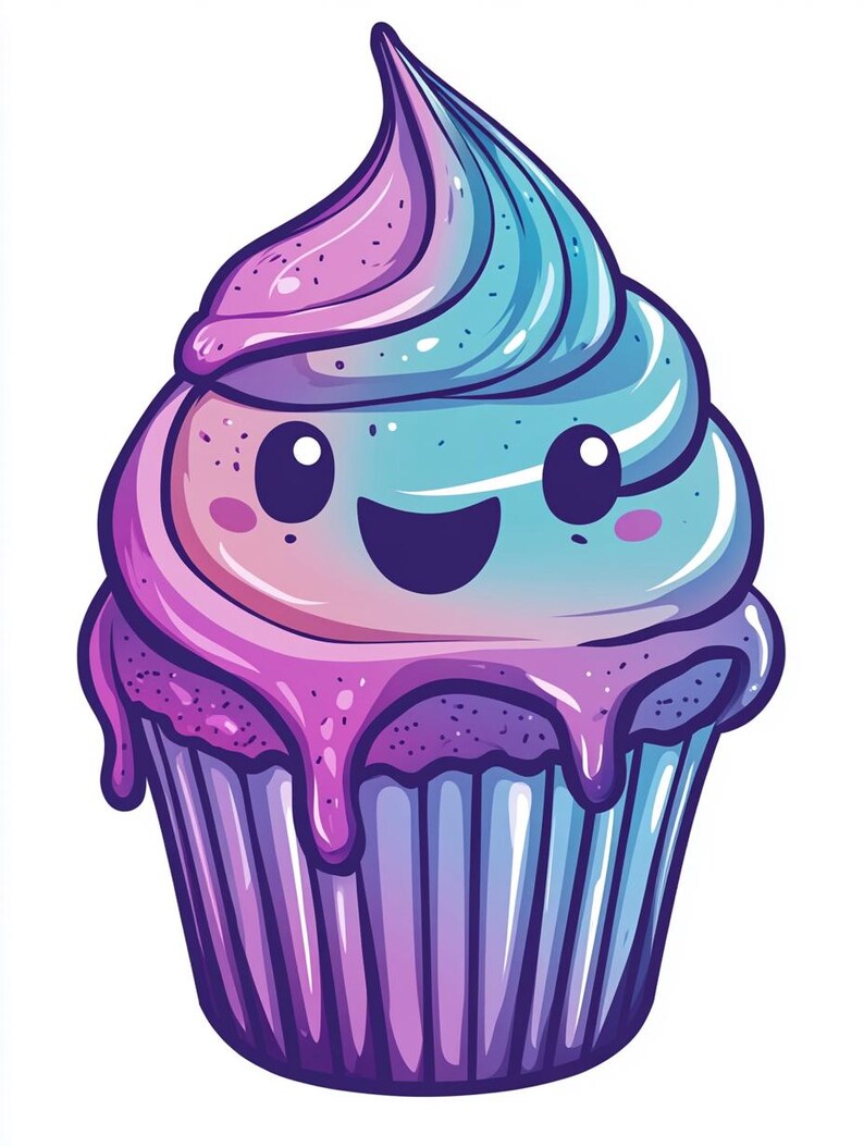 200 Cute Artistic Cupcake T-shirt or Sublimation Designs Bundle ...