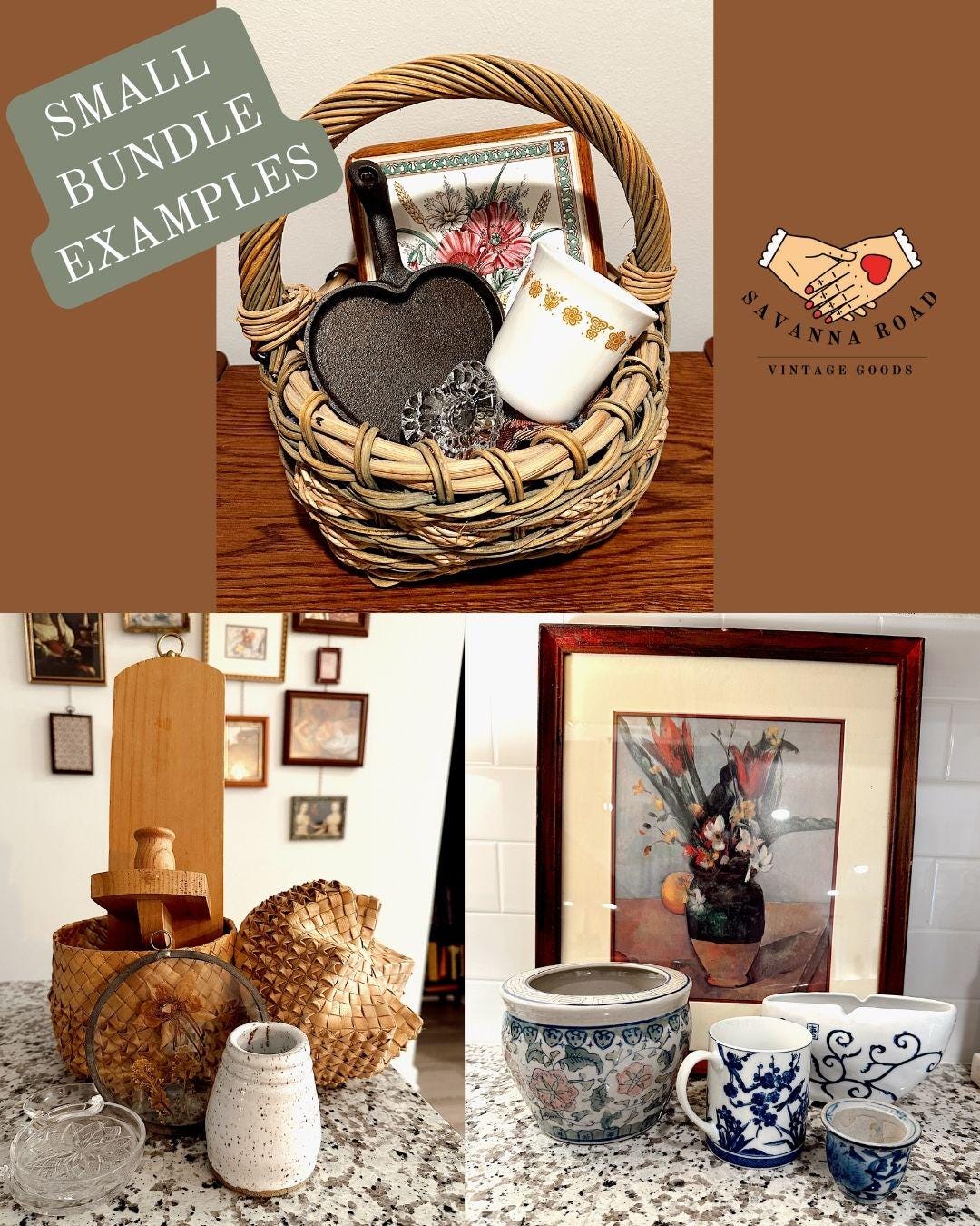Curated Vintage Bundles | Personalized Housewares | Home Goods Bundle ...