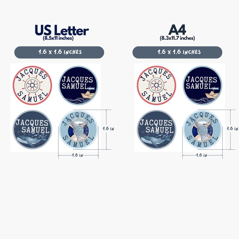 Back to School Editable Name Sticker Template, Kids Printable Labels ...