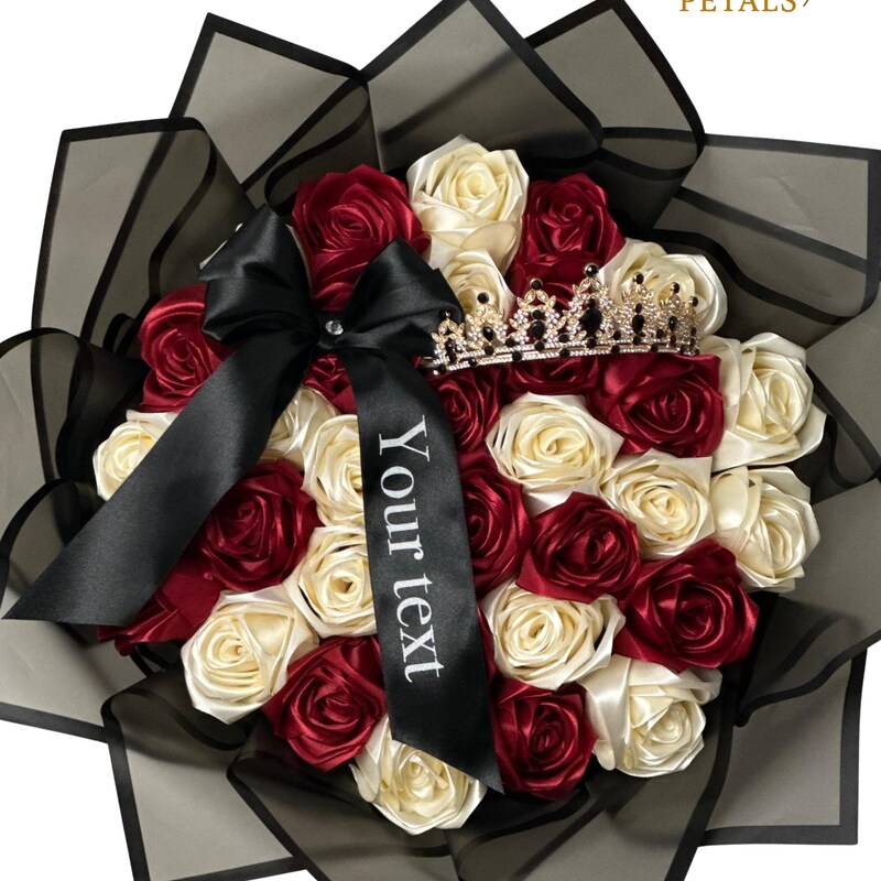 Ribbon Flower Bouquet - Etsy