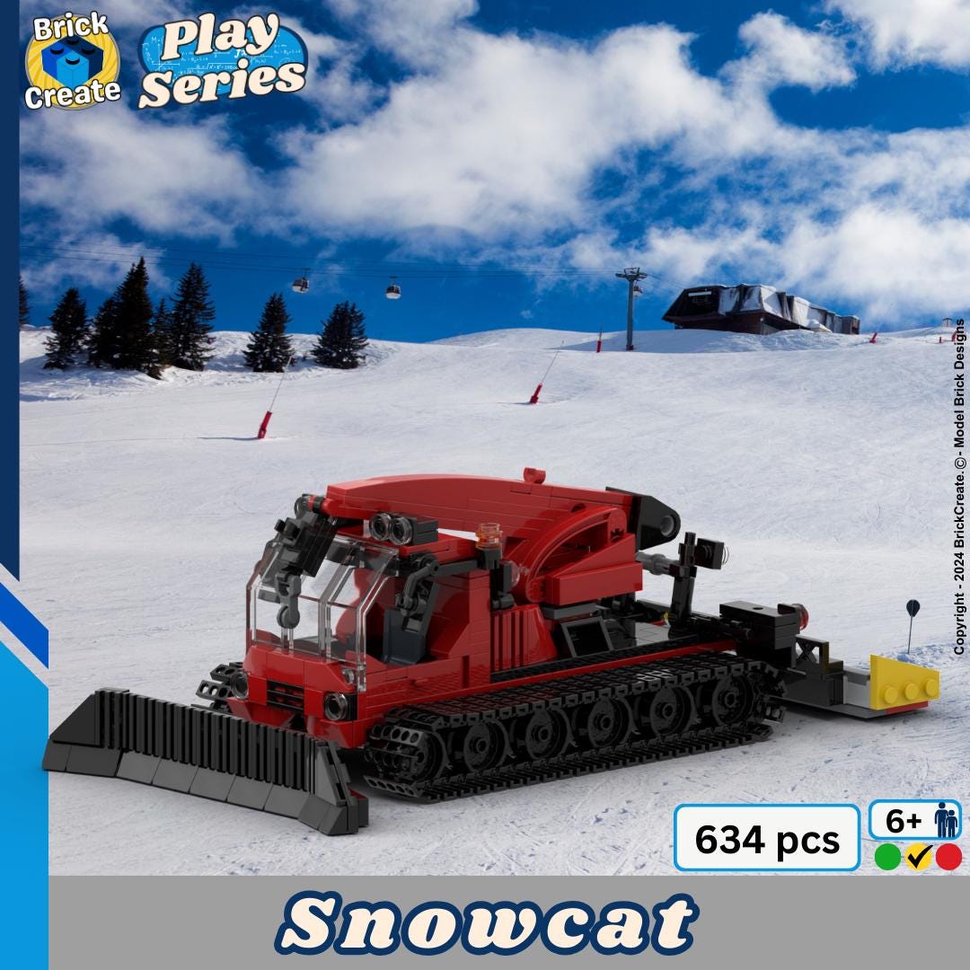 Snowcat MOC /digital PDF Lego Manual Instructions for Building Blocks ...