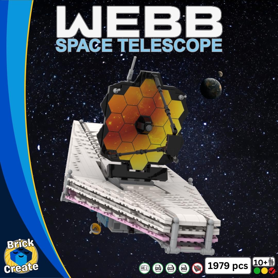 WEBB Space Telescope / JWST / Space Probe / Display Model / MOC-DP16 ...