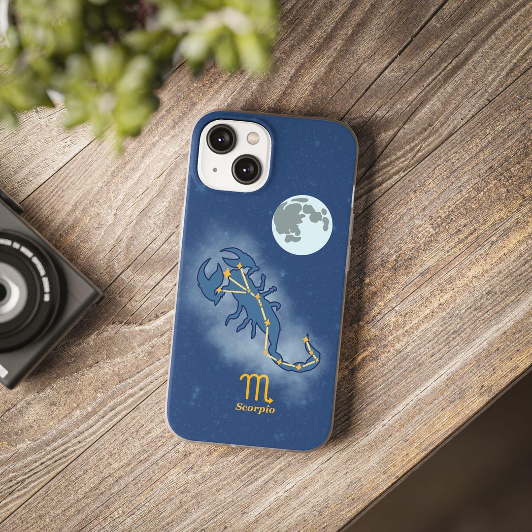 Scorpio Zodiac Flexi Case, Astrology Phone Cover, Flexible Horoscope ...