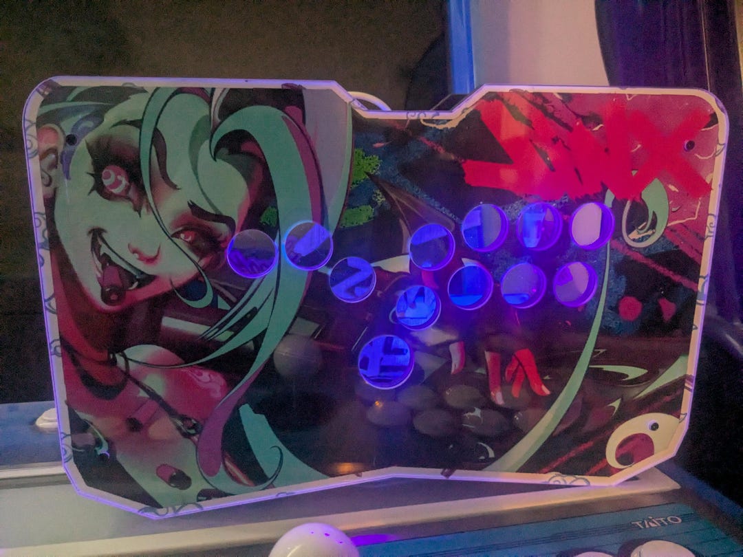 League of Legends / 2xko Jinx All Button Fightstick Enclosure With 3D ...