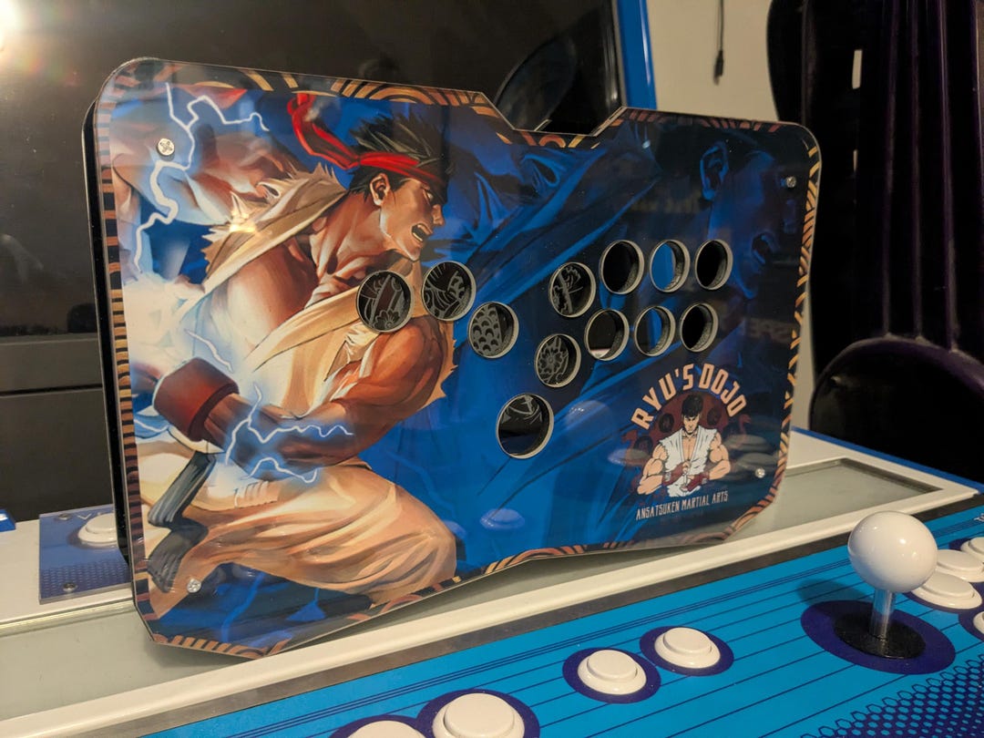 Street Fighter Ryu All Button Fightstick Enclosure - Etsy