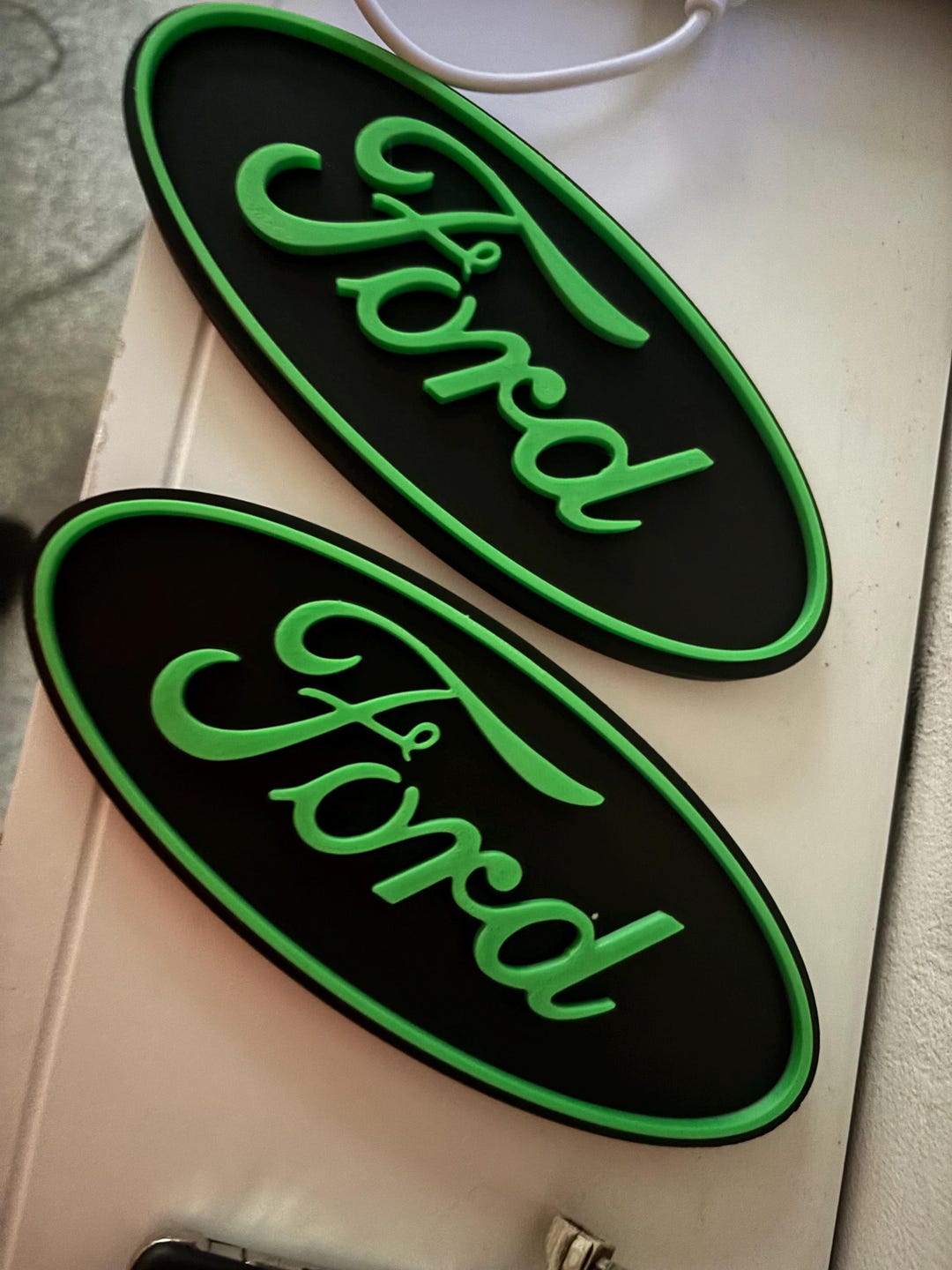 Ford Transit Custom 3D Printed Badges SET OF 2 Made to Your Size - Etsy UK