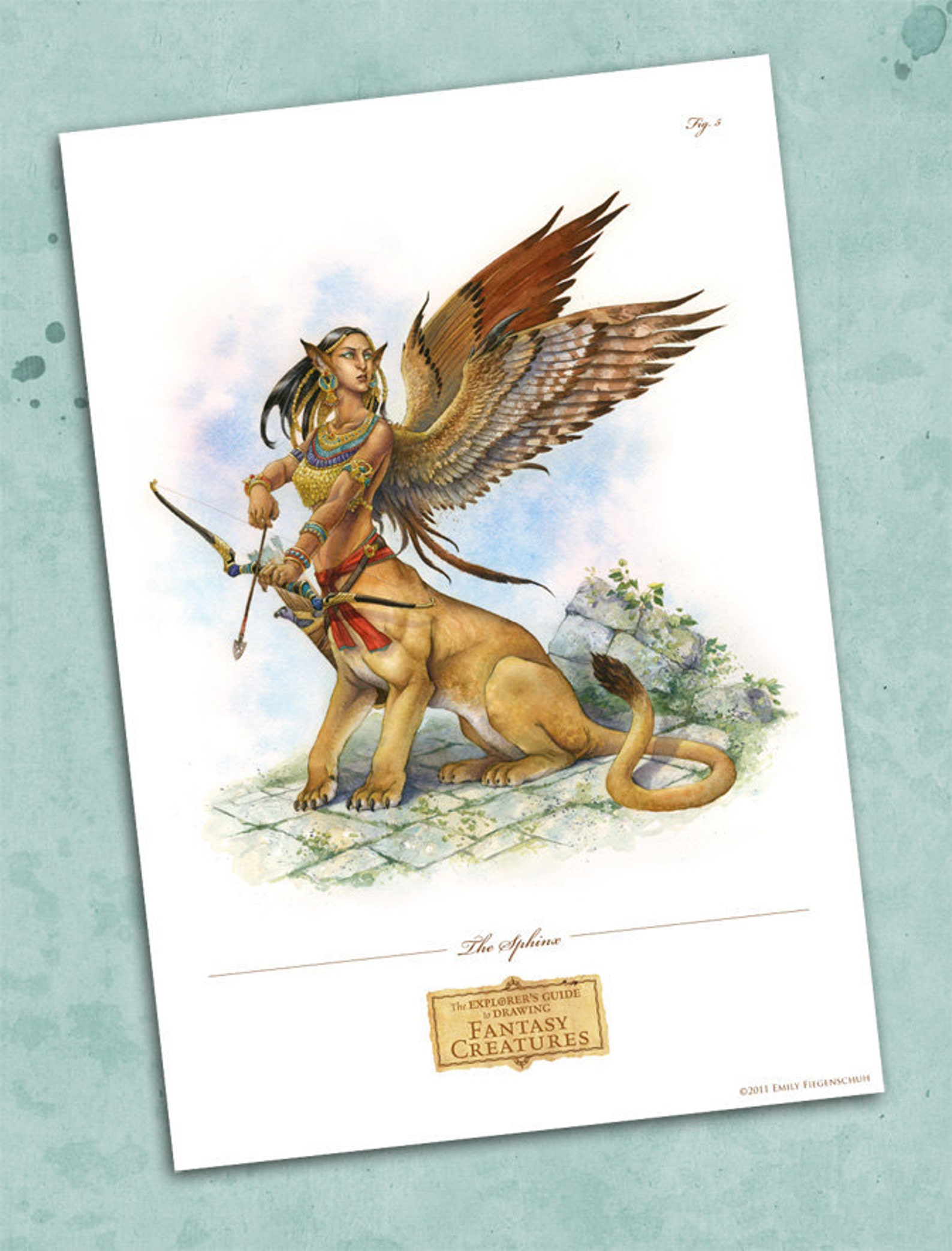 The Sphinx-print - Etsy