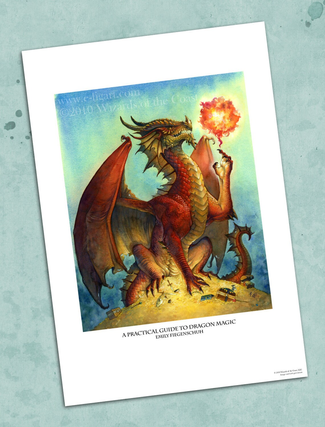 Dragon Magic Print - Etsy