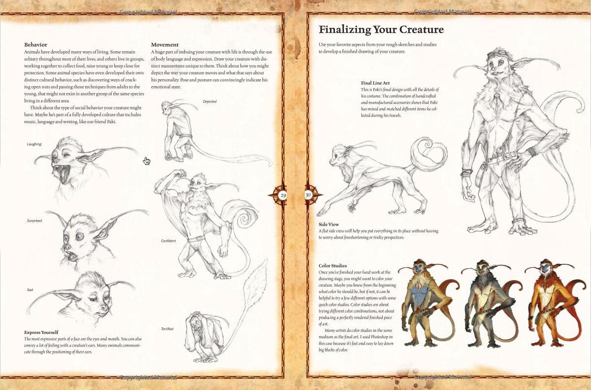 How-to-draw Book the Explorer's Guide to Drawing Fantasy | Etsy