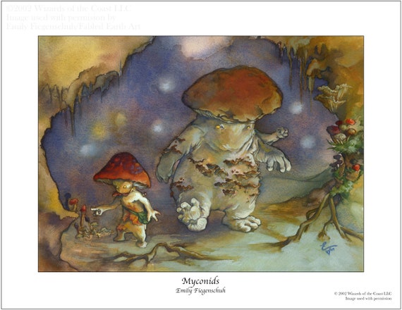 Myconids Mushroom People 8.5 X 11 Print | Etsy