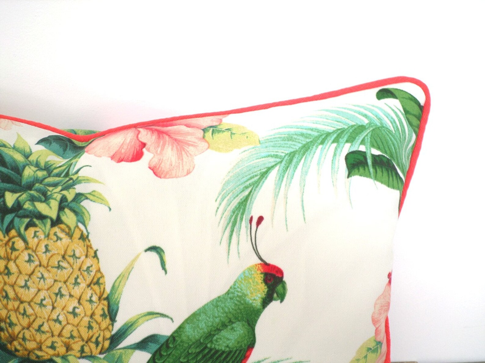 Tropical Outdoor Pillow Cover 20x12 Island Decor Flower - Etsy