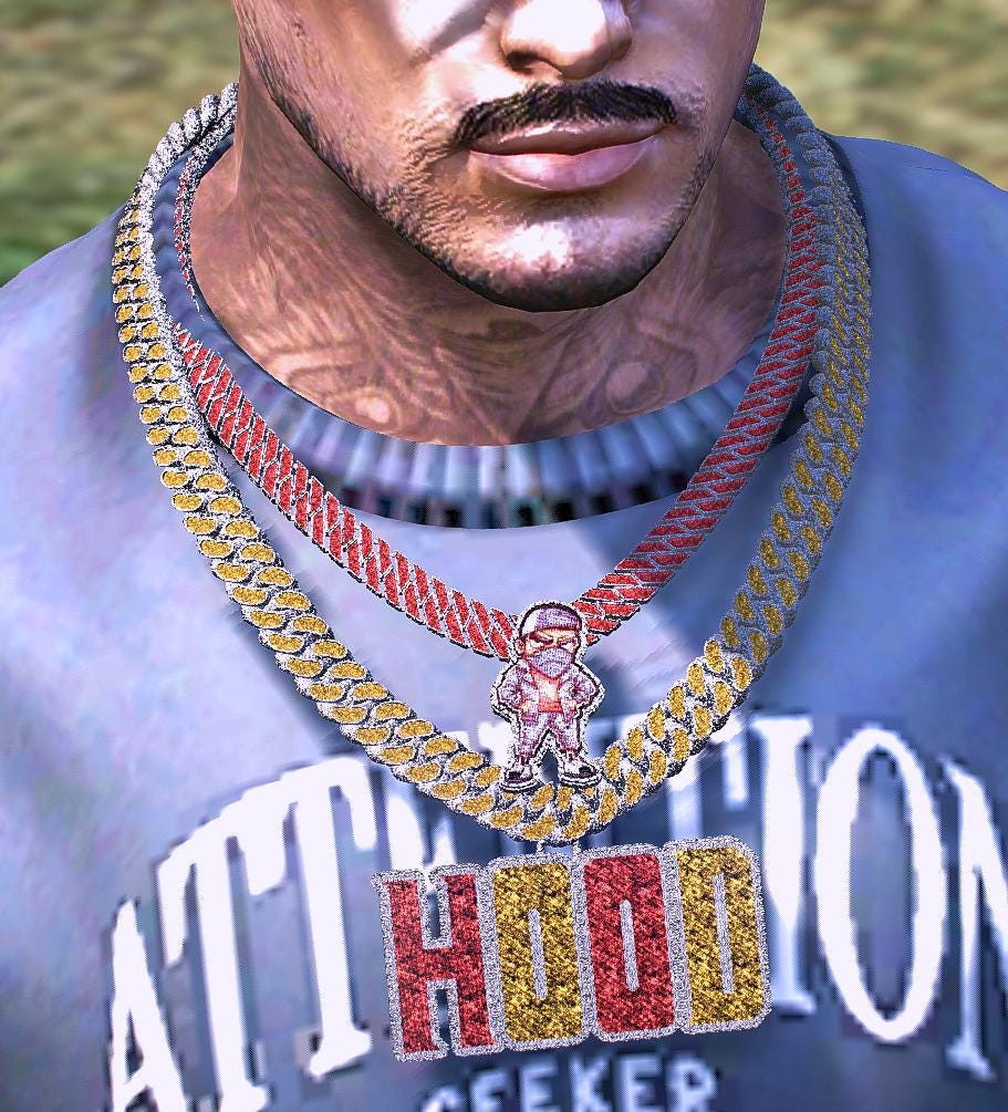 Male Custom Fivem 'hood' Chain (lore-friendly) - Etsy