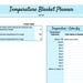 Temperature Blanket Planner - Google Sheets Spreadsheet With Formulas ...