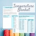 Temperature Blanket Planner - Google Sheets Spreadsheet With Formulas ...