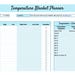 Temperature Blanket Planner - Google Sheets Spreadsheet With Formulas ...