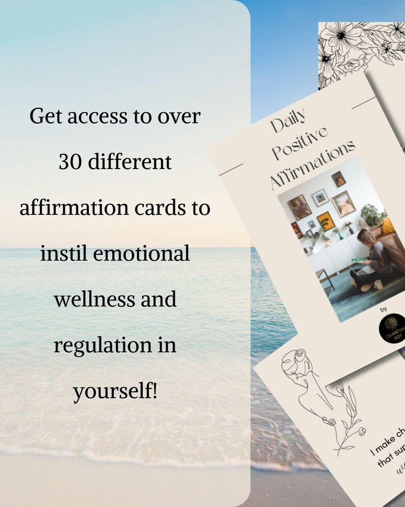Daily Positive Affirmation Cards Bundle - Set of 30+ Cards - Etsy