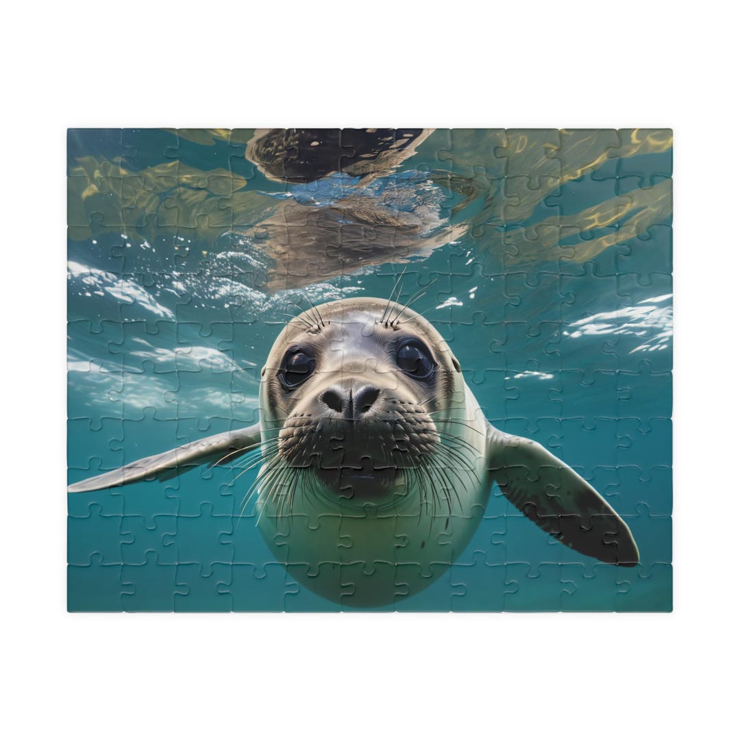 Sea Life Seal Puzzle, Fun Family Activity, Perfect Gift for Ocean ...