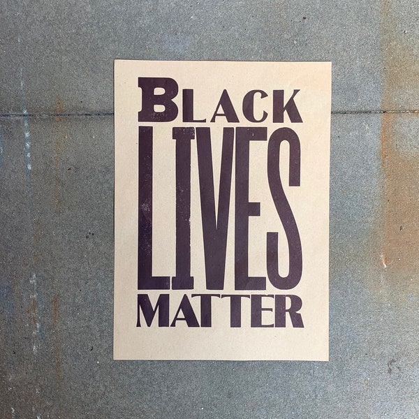Black Lives Matter Poster - Etsy