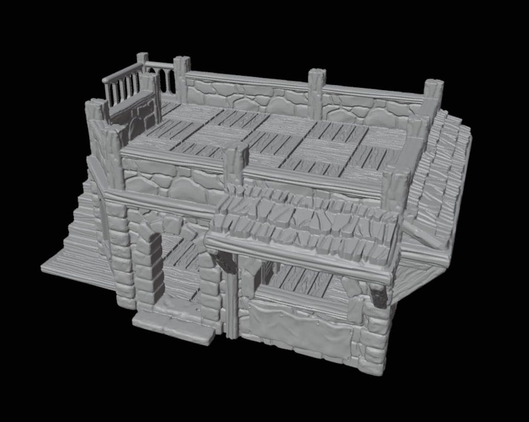 Table Top RPG 3D Printed Ferisia Merchant Store A 28mm - Etsy