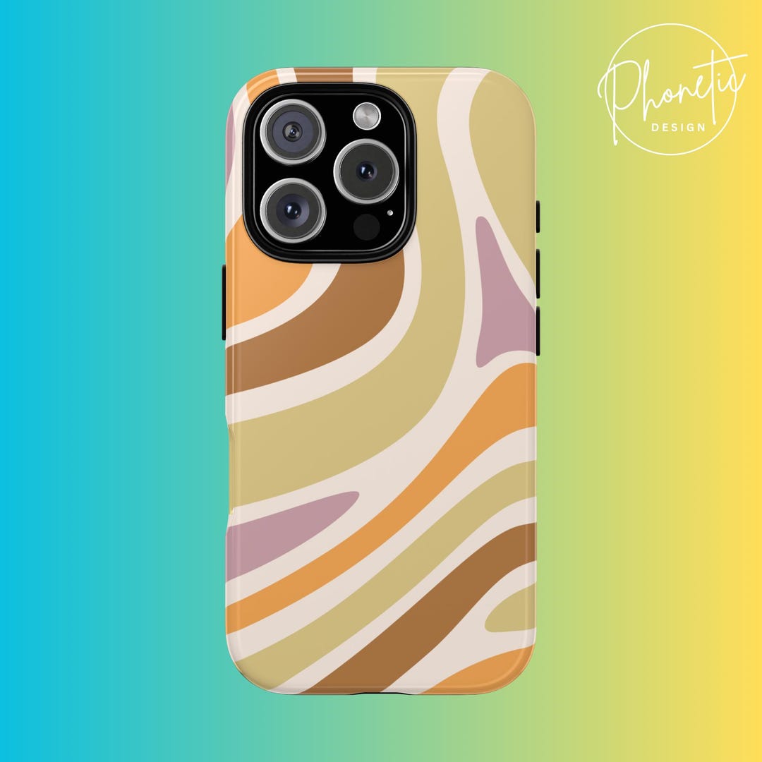 Retro Swirl Phone Case - Etsy