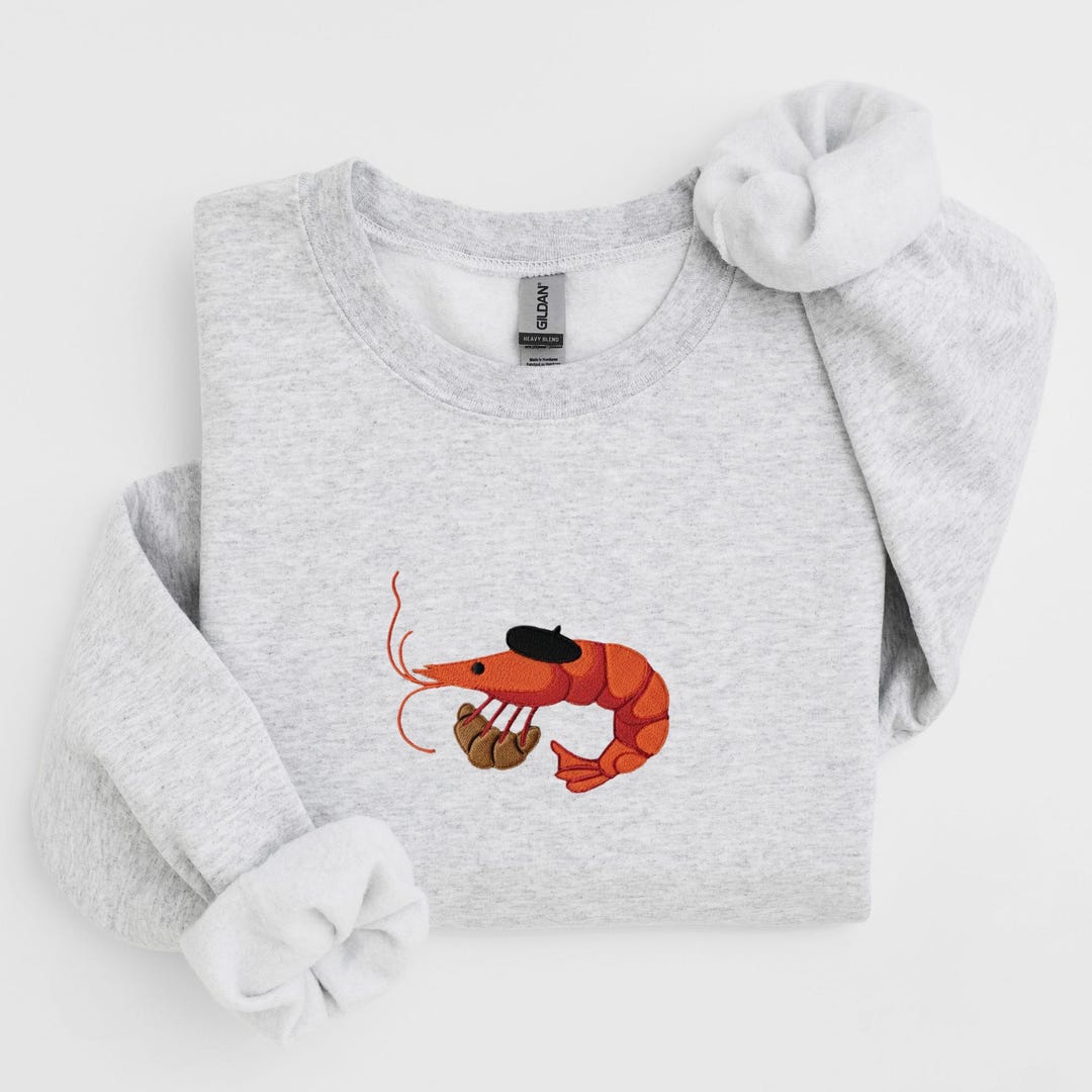 French Shrimp Shirt, Funny Shrimp Lover T-shirt, Tiny French Shrimp ...