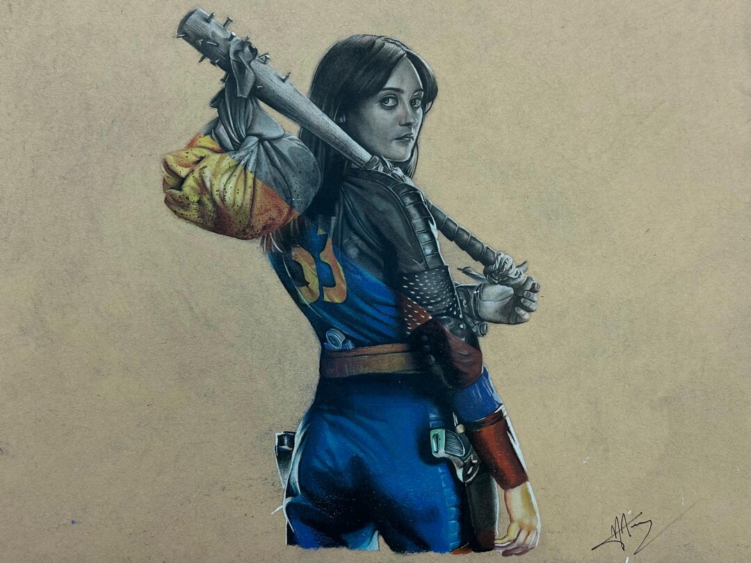 Lucy Maclean Ella Purnell Okie Dokie Fallout Vault 33 Uniform ...
