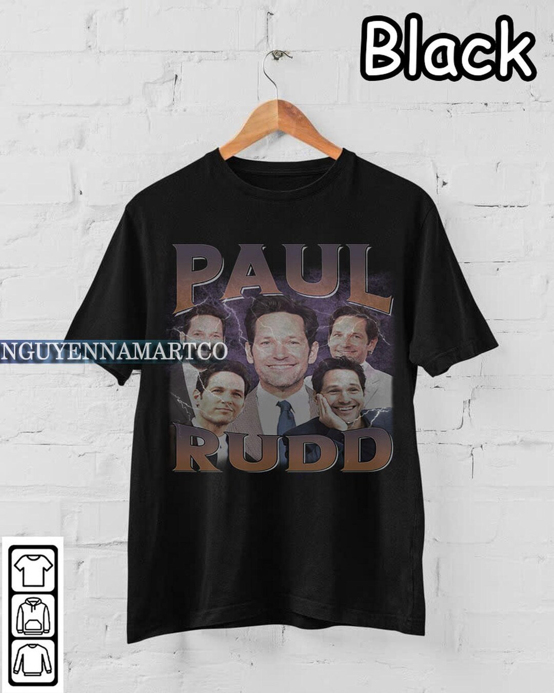 Paul Rudd American Actor Vintage Tshirt, Paul Rudd Homage Shirt, Paul ...