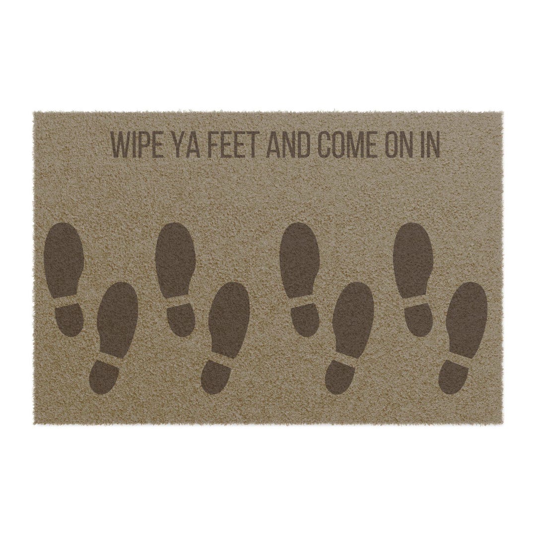 Wipe Ya Feet - Etsy