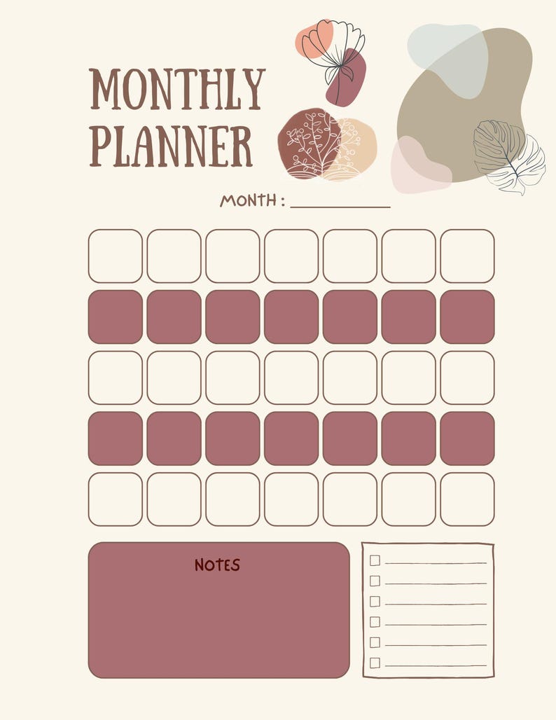 2025 Planner Template - Etsy