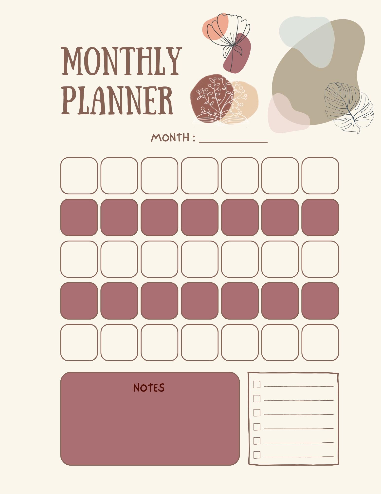 2025 Planner Template - Etsy