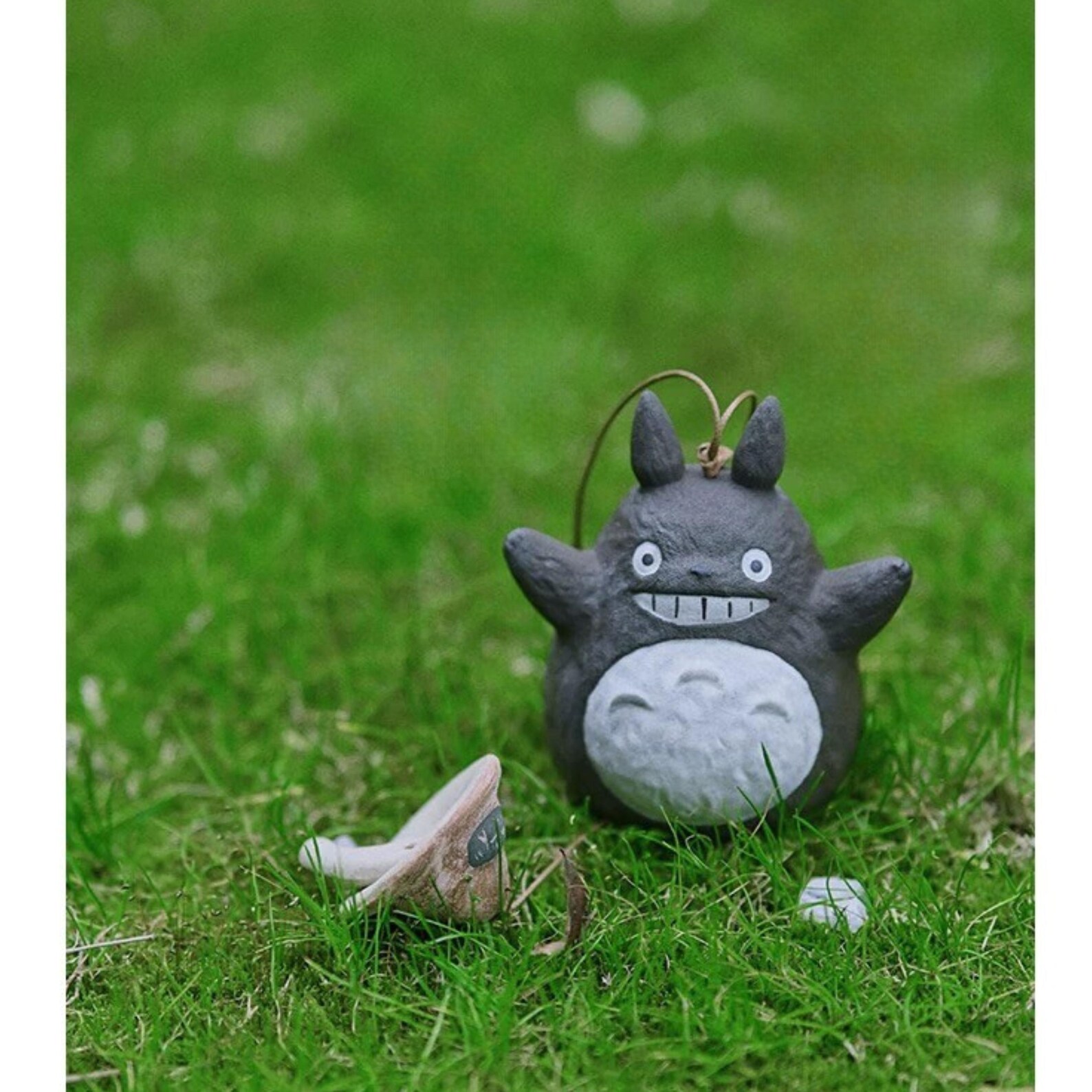 Handmade Studio Ghibli Totoro Ceramic Wind Chime, Totoro Room Deco ...