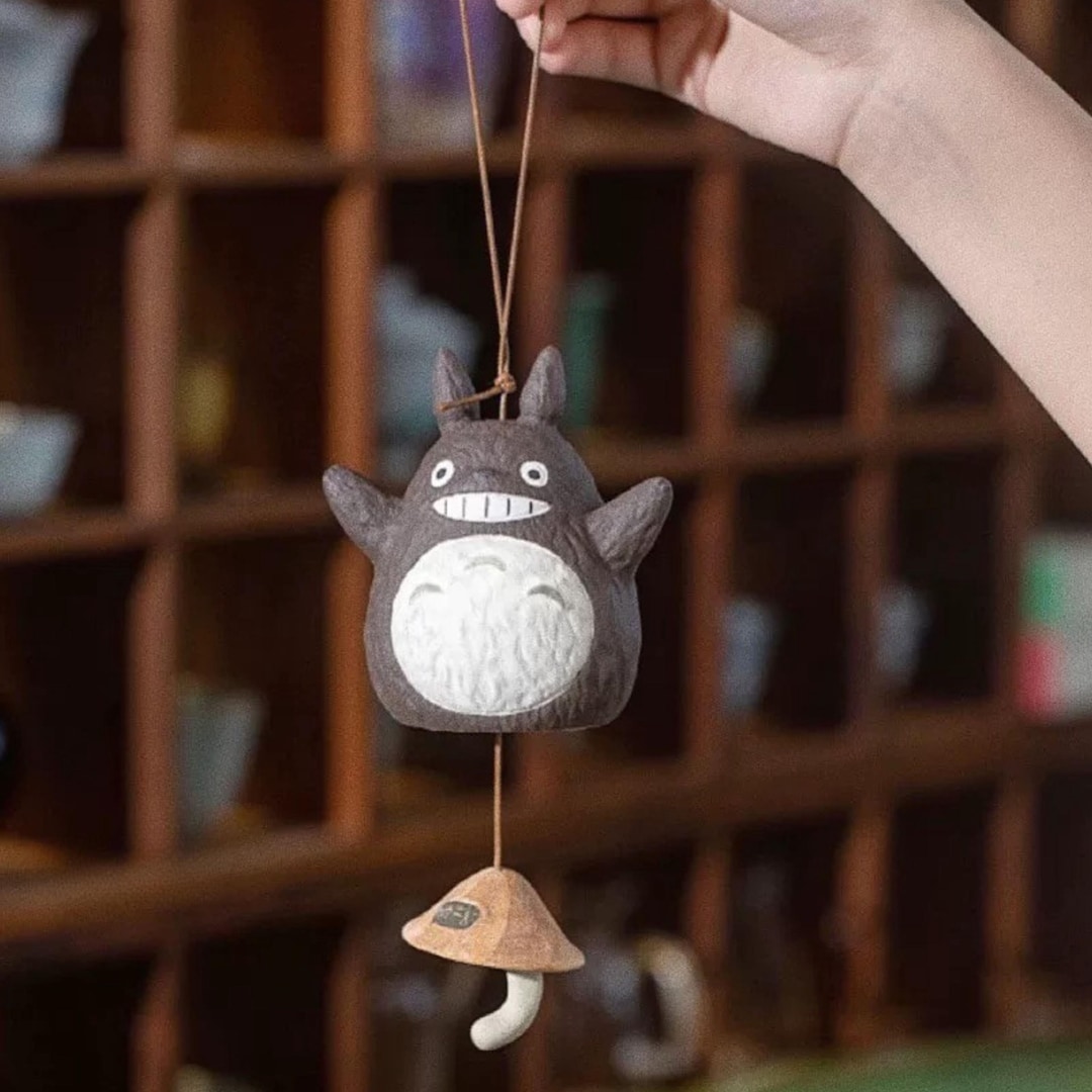 Handmade Studio Ghibli Totoro Ceramic Wind Chime, Totoro Room Deco ...