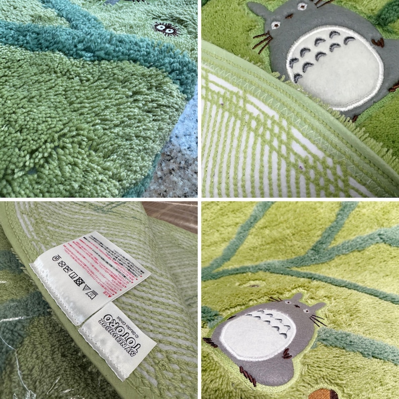 Totoro Rug, Studio Ghibli Tufted Rug, Ghibli Themed Non-slip Bath Mat ...