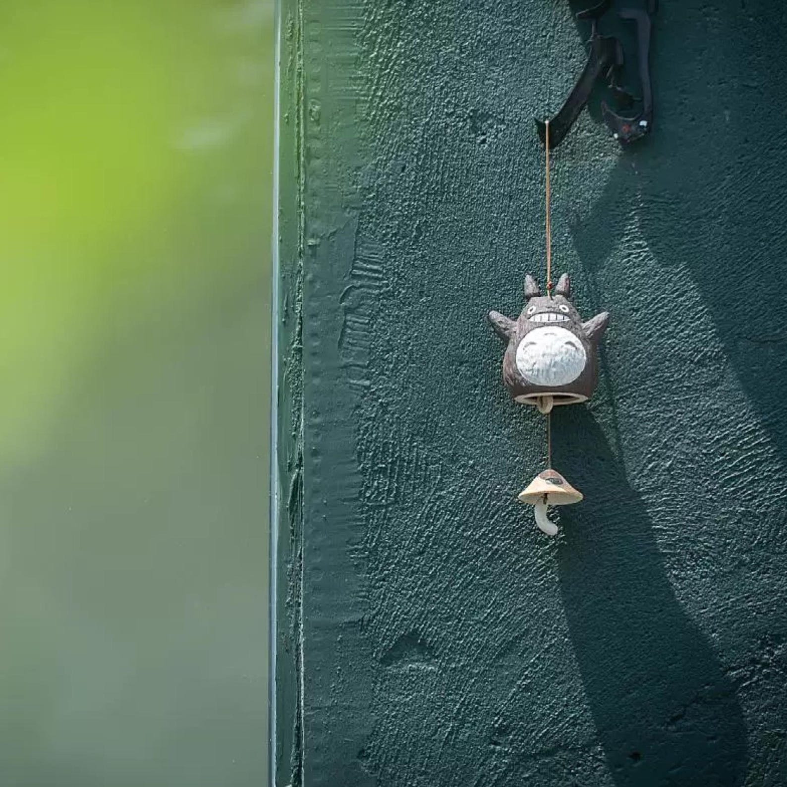 Handmade Studio Ghibli Totoro Ceramic Wind Chime, Totoro Room Deco ...