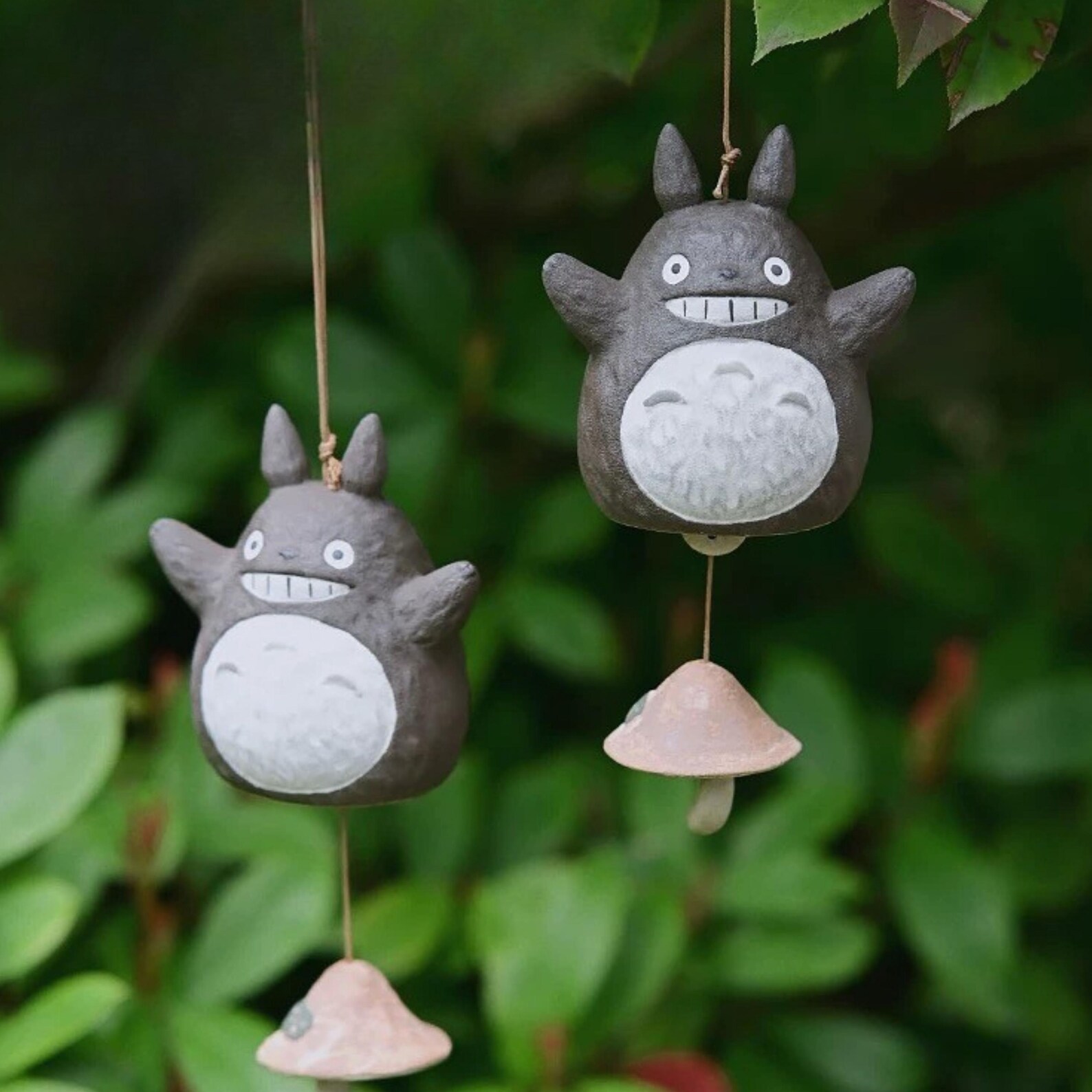 Handmade Studio Ghibli Totoro Ceramic Wind Chime, Totoro Room Deco ...