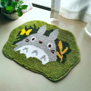 Totoro Rug, Studio Ghibli Tufted Rug, Ghibli Themed Non-slip Bath Mat ...