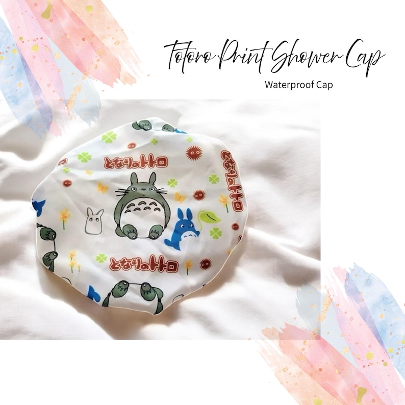 Totoro 2pc Face Towel Bath Towel Bath Sponge Shower Cap Gift Set ...