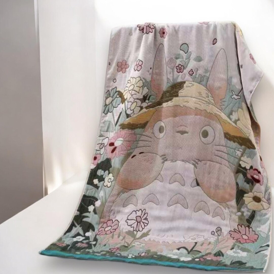 Totoro-inspired Towel, Bath or Beach Towel, Absorbent, Studio Ghibl ...