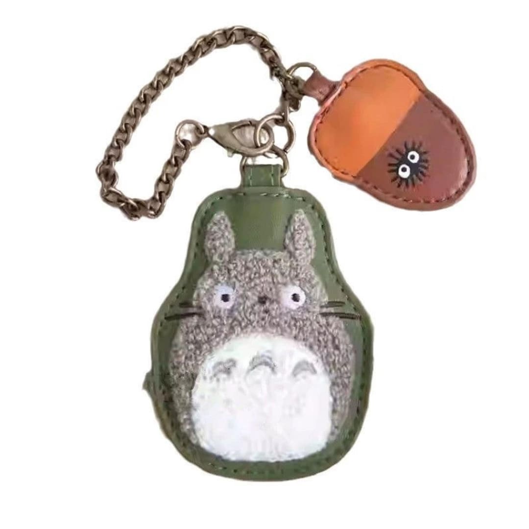 My Neighbor Totoro Adorable Embroidered Keychain Bag Charm, Ghibli ...