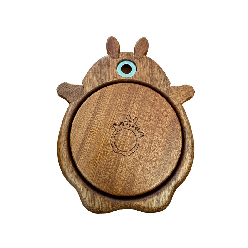 Handcrafted Wooden Totoro Photo Frame, Handmade Photo Frame, Home ...
