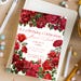 Red Roses Digital Birthday Invitation - Etsy
