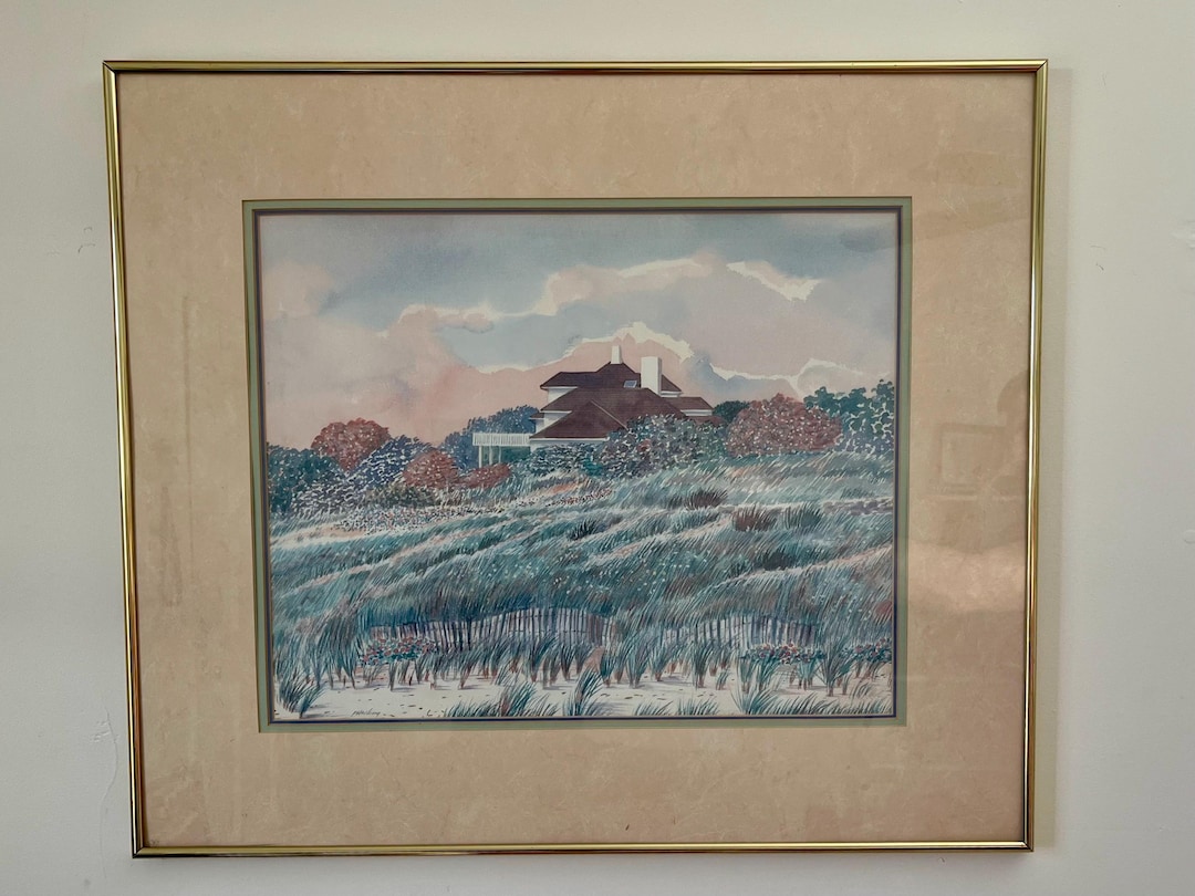 Peter Wong Signed and Framed Watercolor Painting - Etsy