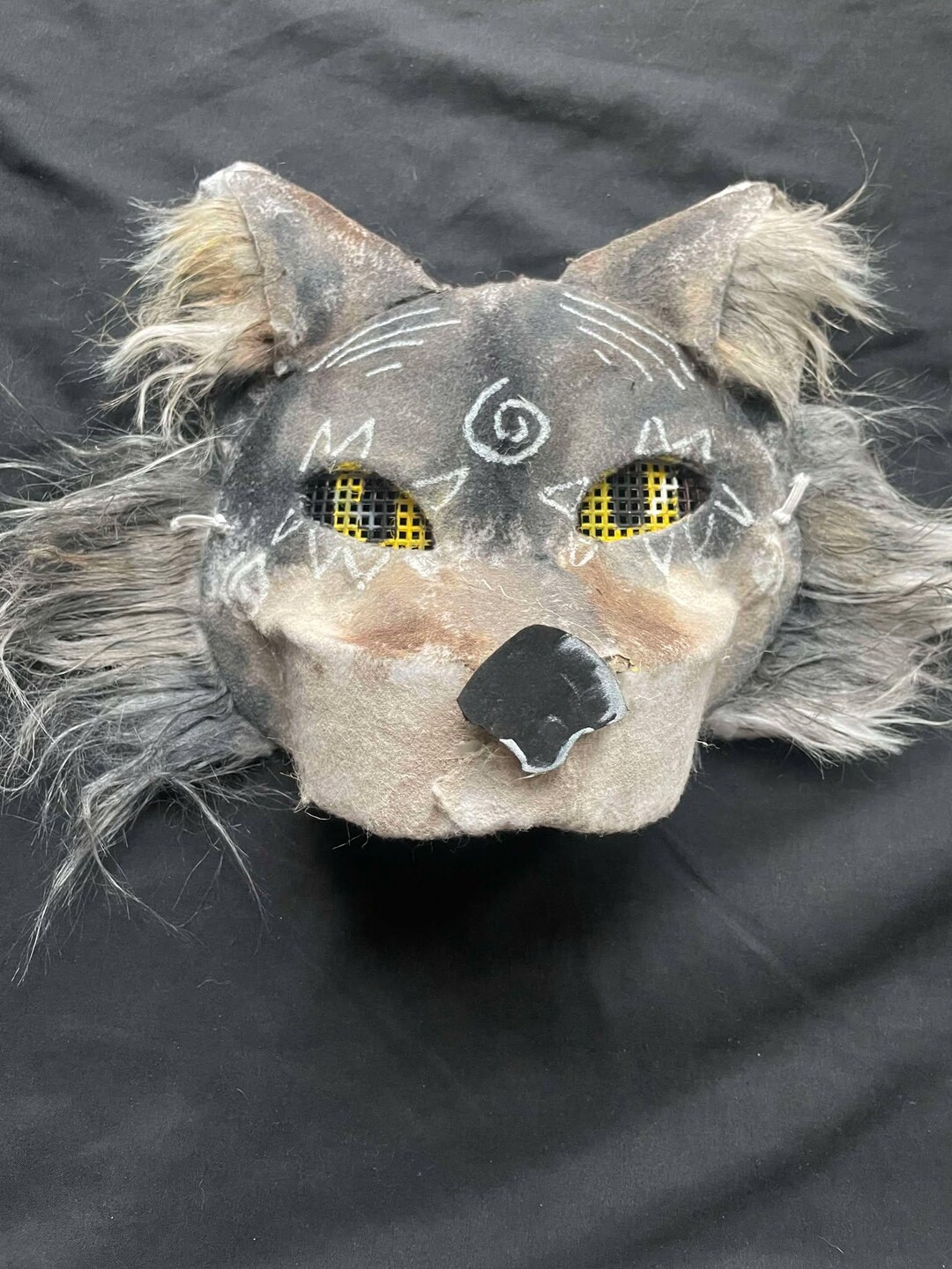Grey Wolf Mask - Etsy